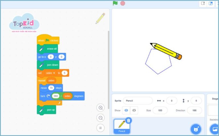 50+ Ý Tưởng bài tập Scratch vẽ hình hay nhất cho trẻ em