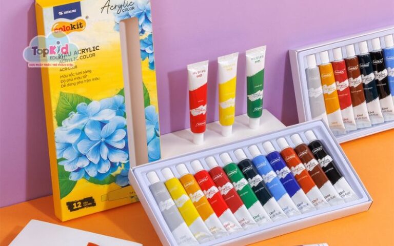 Bảng công thức pha màu acrylic & Cách pha đơn giản cho bé
